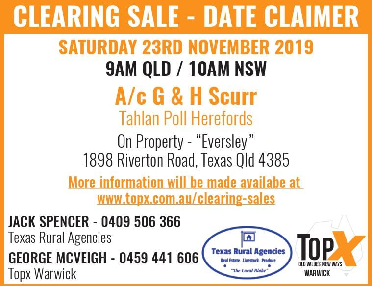 Clearing Sales – Texas Rural Agencies