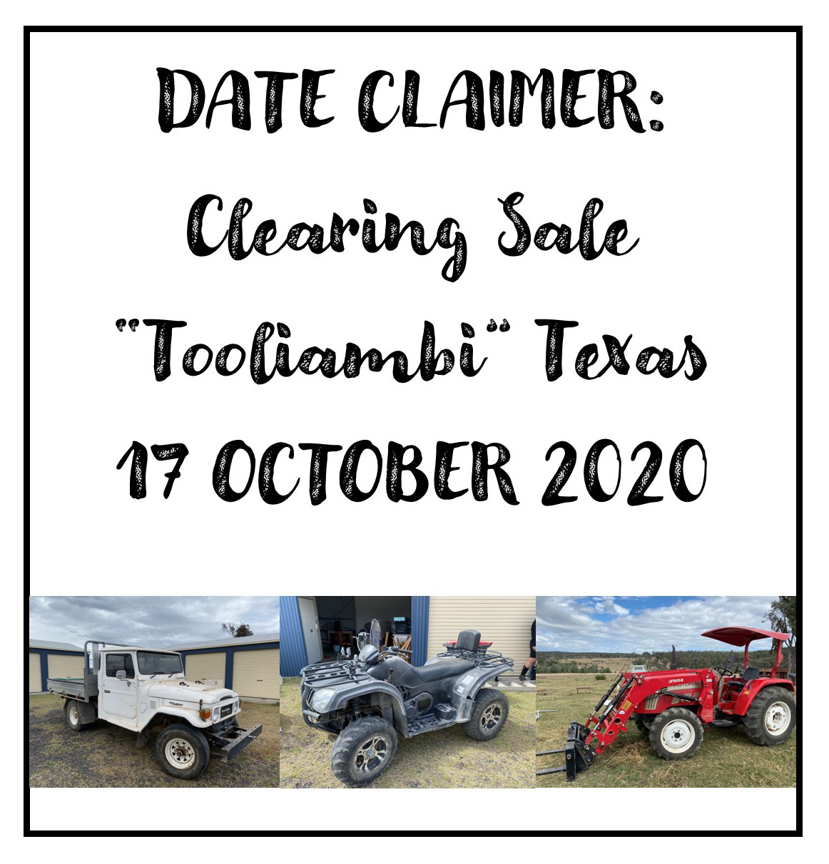 Clearing Sales – Texas Rural Agencies